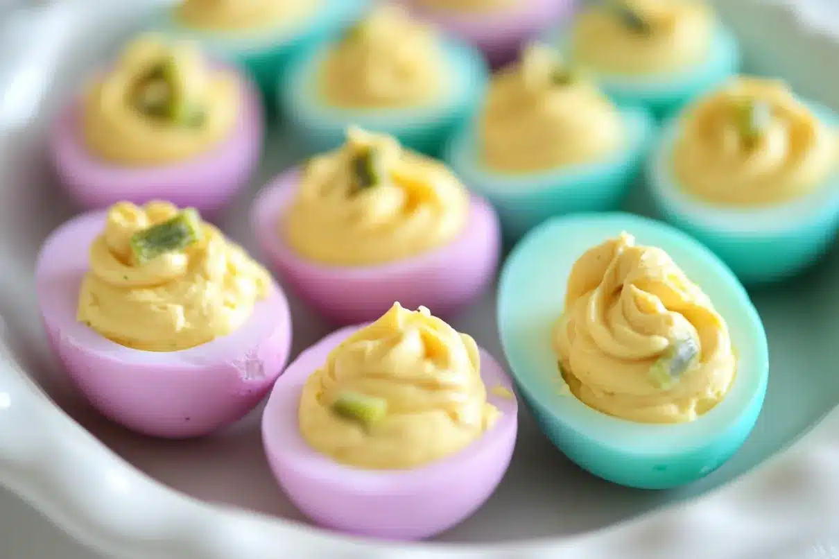Easter Recipes: Festive Colored Deviled Eggs for Your Celebration