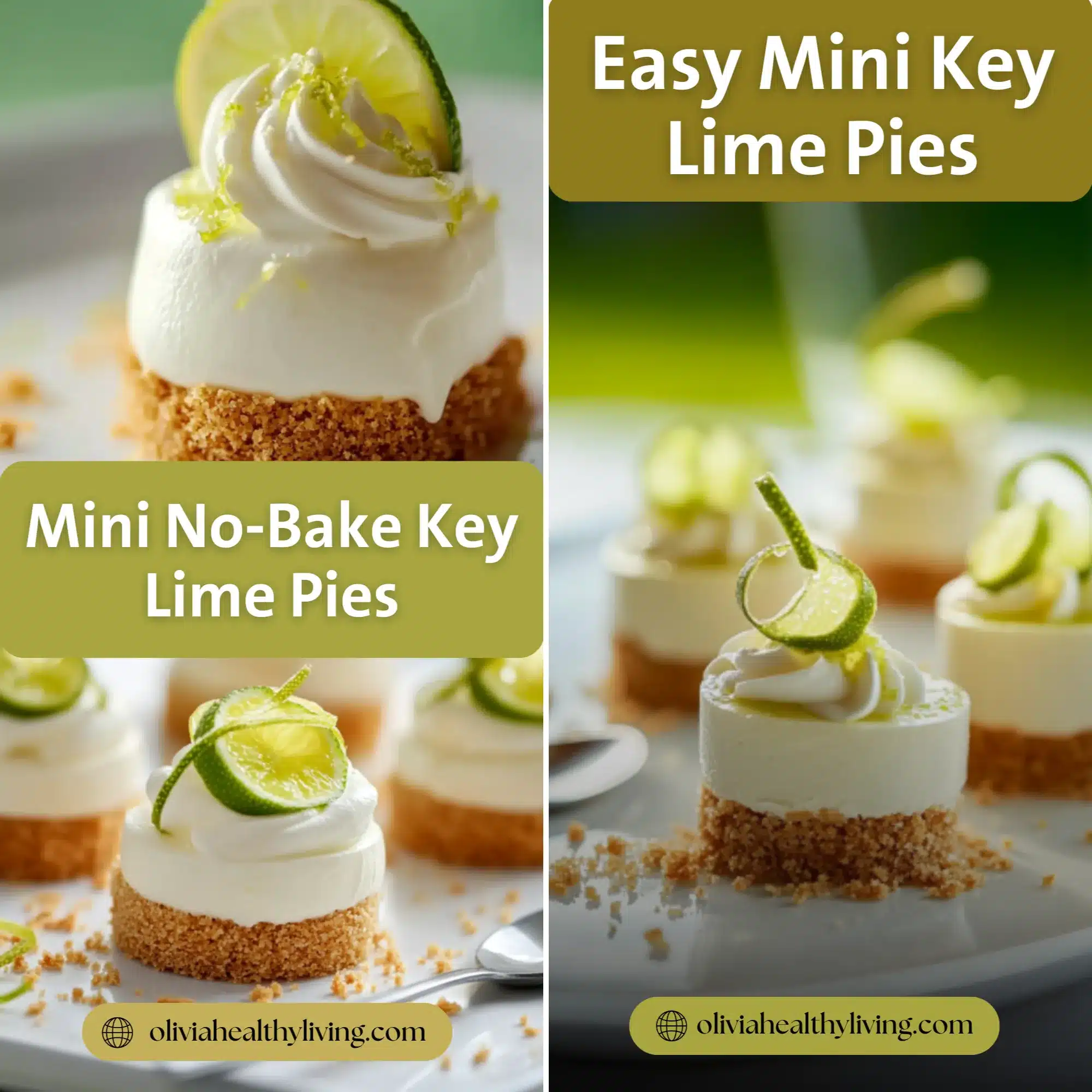 Easy Mini No Bake Key Lime Pie Recipe