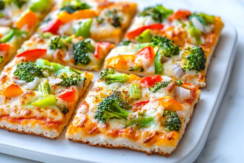 Easy Cold Vegetable Pizza Recipe