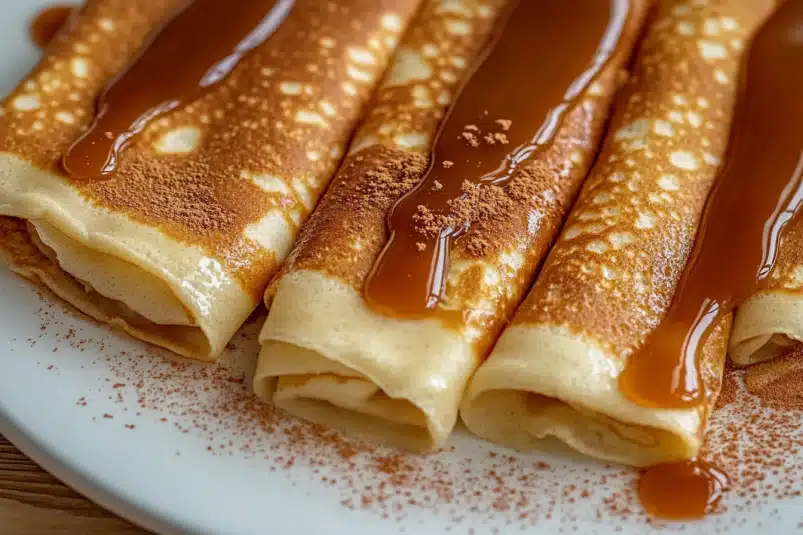 Cinnamon Roll Protein Crepes (No Powder Needed!)