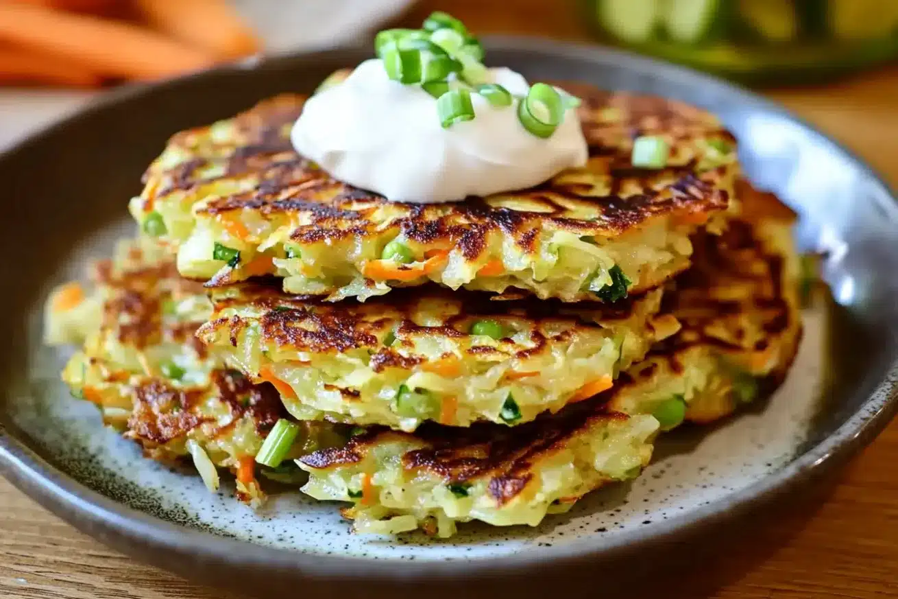 Easy Pan-Fried Cabbage Fritters