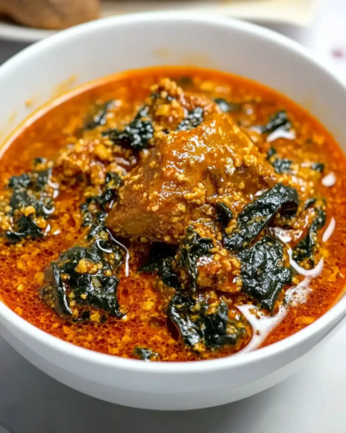 How to Make Nigerian Egusi Soup with Fufu