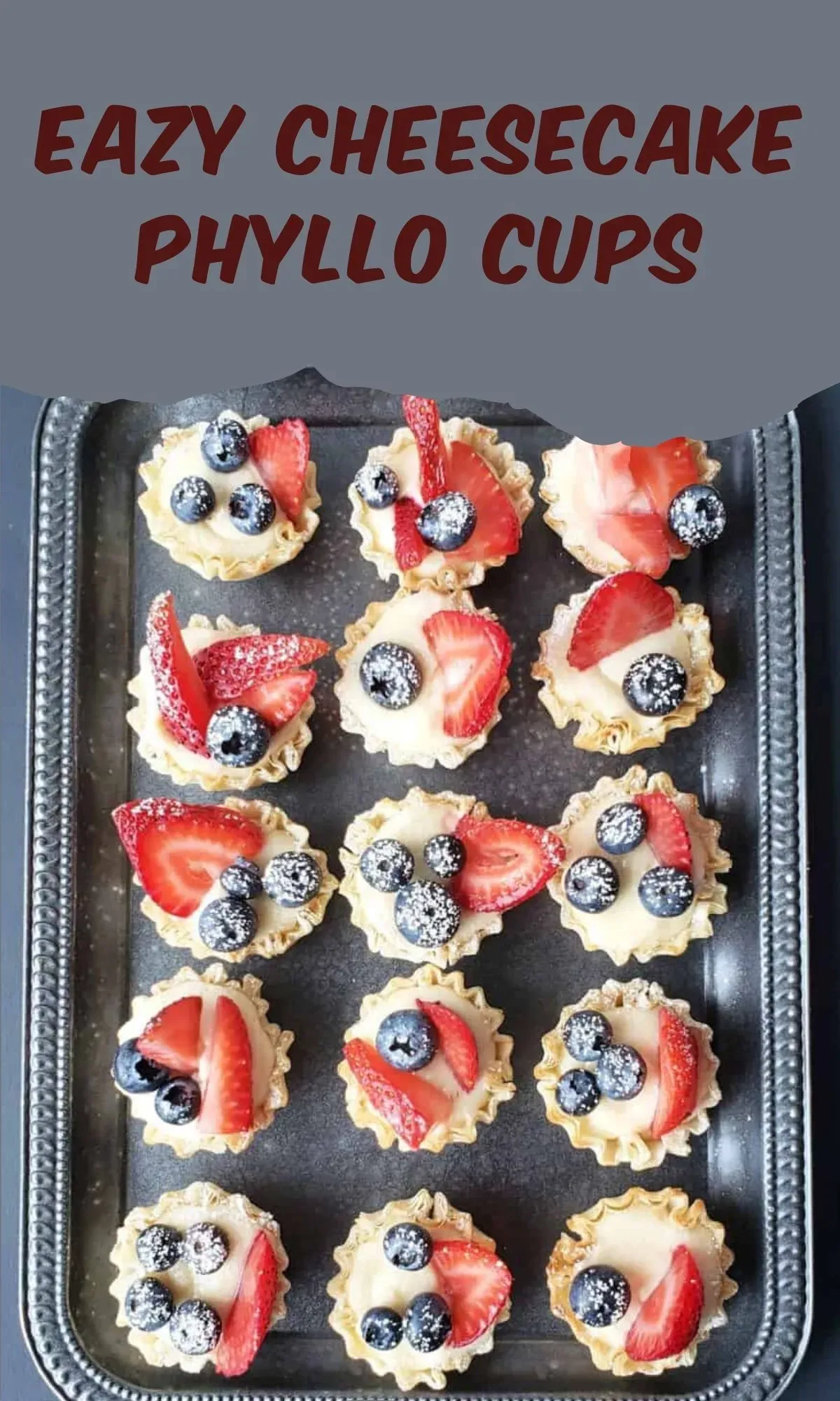 Easy Cheesecake Phyllo Cups Recipe - Ready in 30 Minutes