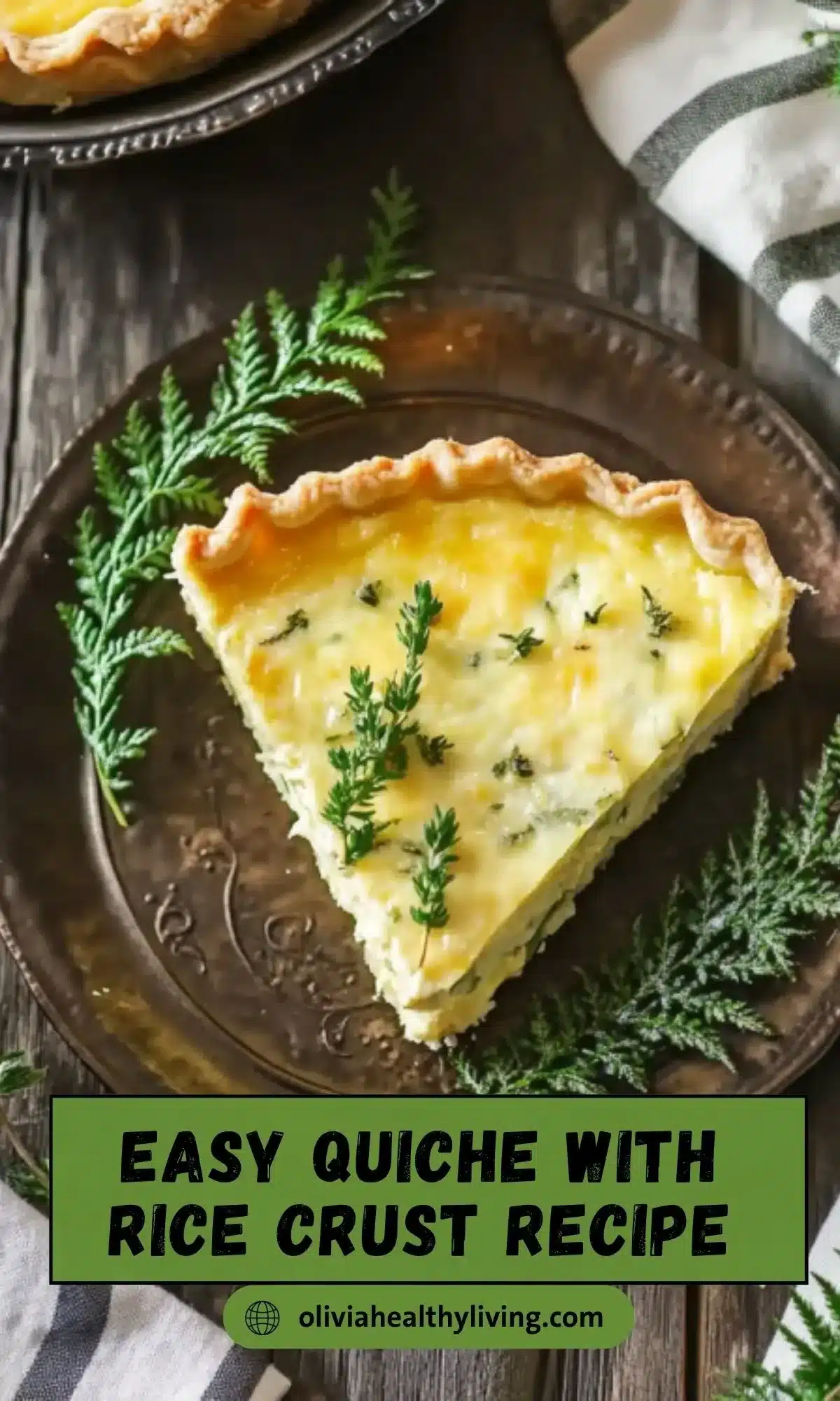 Easy Quiche with Rice Crust Recipe (Gluten-Free & Simple!)