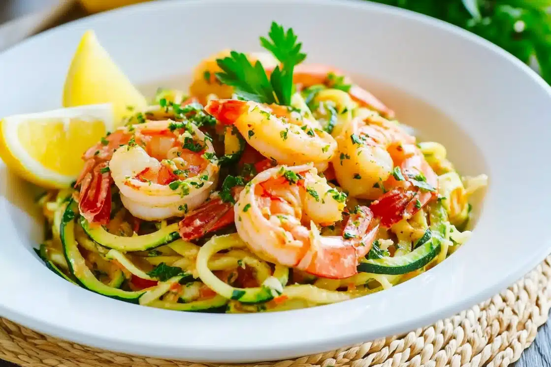 Easy Zucchini Shrimp Scampi Recipe (Ready in 25 Minutes!)