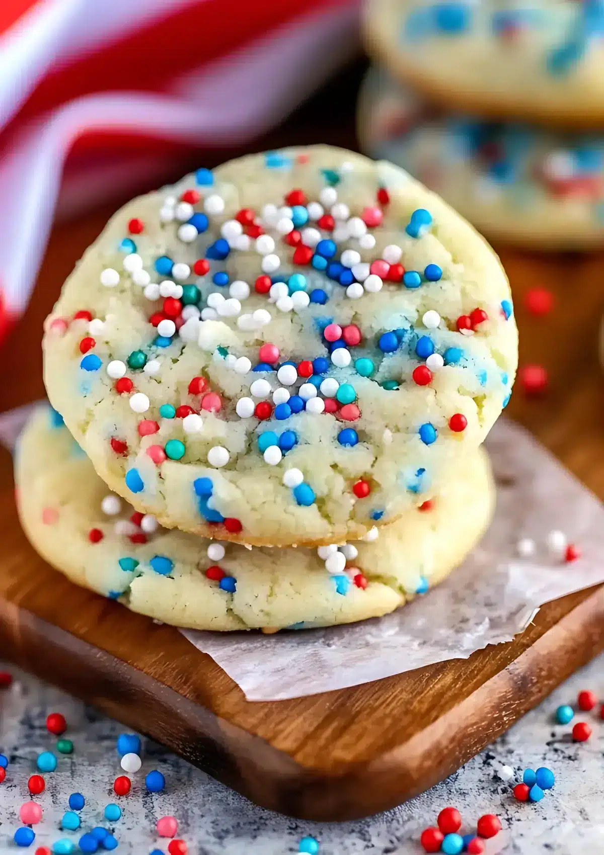 Star-Spangled Sprinkle Cookies: The Perfect Fourth of July Treat