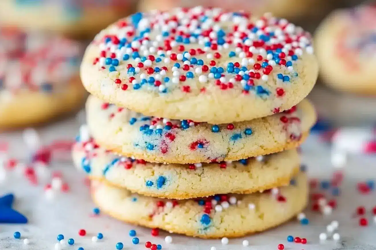 Star-Spangled Sprinkle Cookies: The Perfect Fourth of July Treat