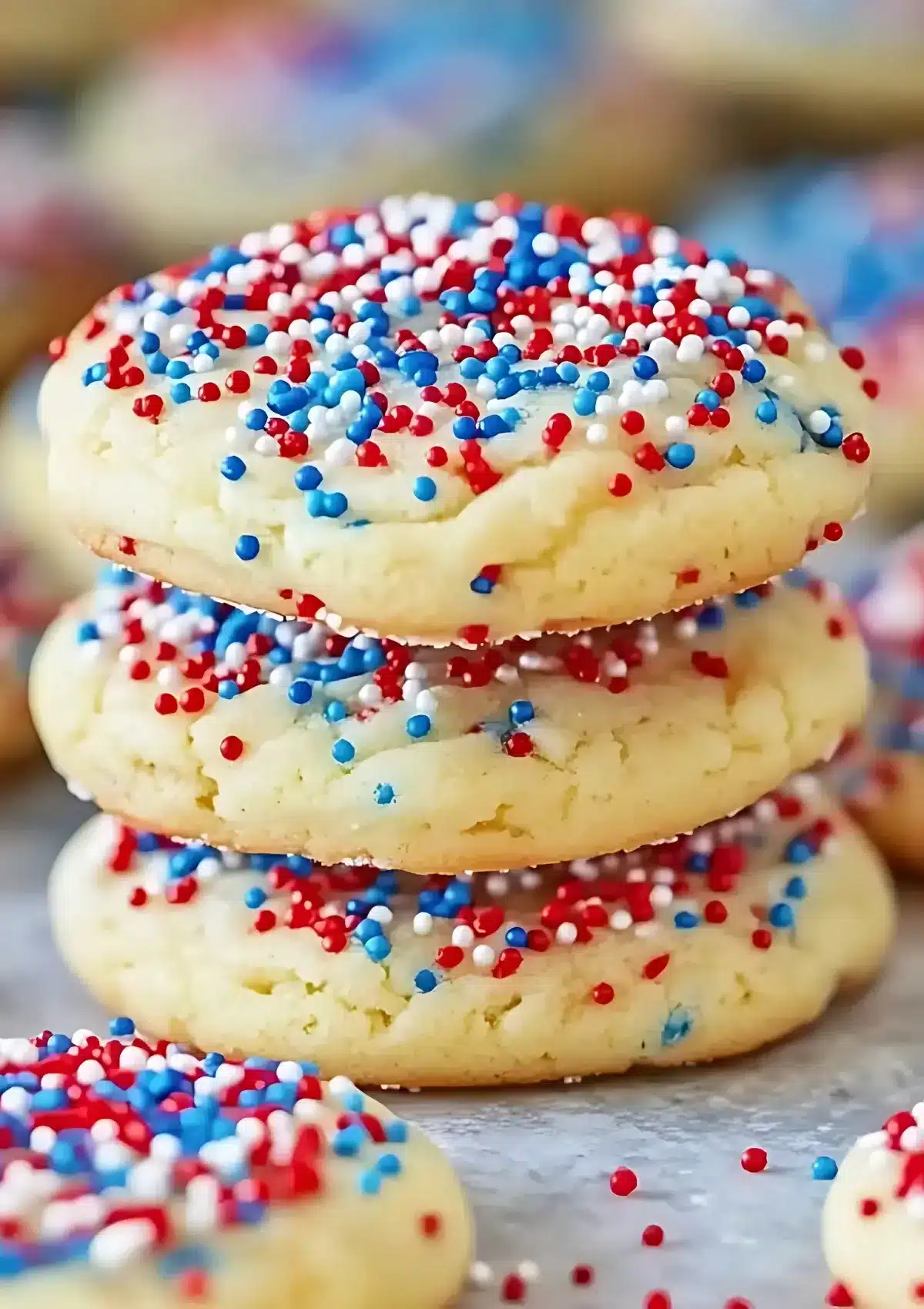 Star-Spangled Sprinkle Cookies: The Perfect Fourth of July Treat