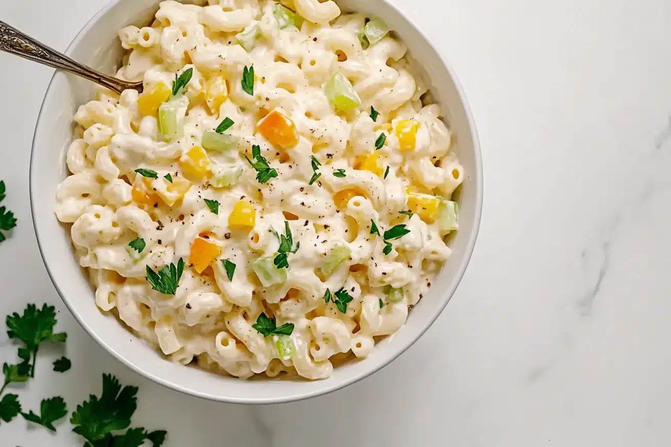 The Perfect Creamy Macaroni Salad Everyone Will Rave About