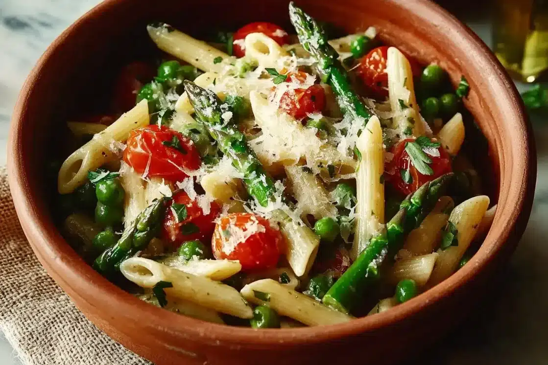 Easy Spring Vegetable Pasta Recipe - Fresh & Delicious