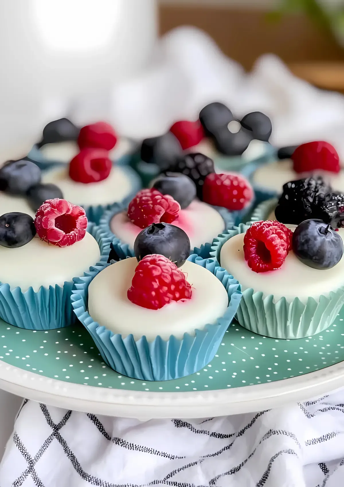 3-Ingredient Berry Froyo Cups