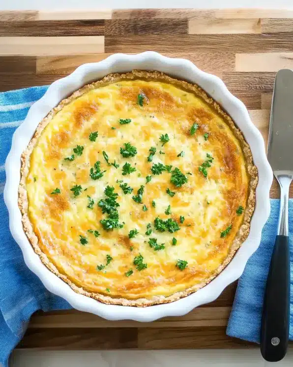 Easy Quiche with Rice Crust Recipe (Gluten-Free & Simple!)
