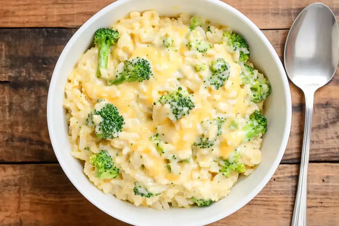 Easy Cheesy Broccoli Rice Recipe