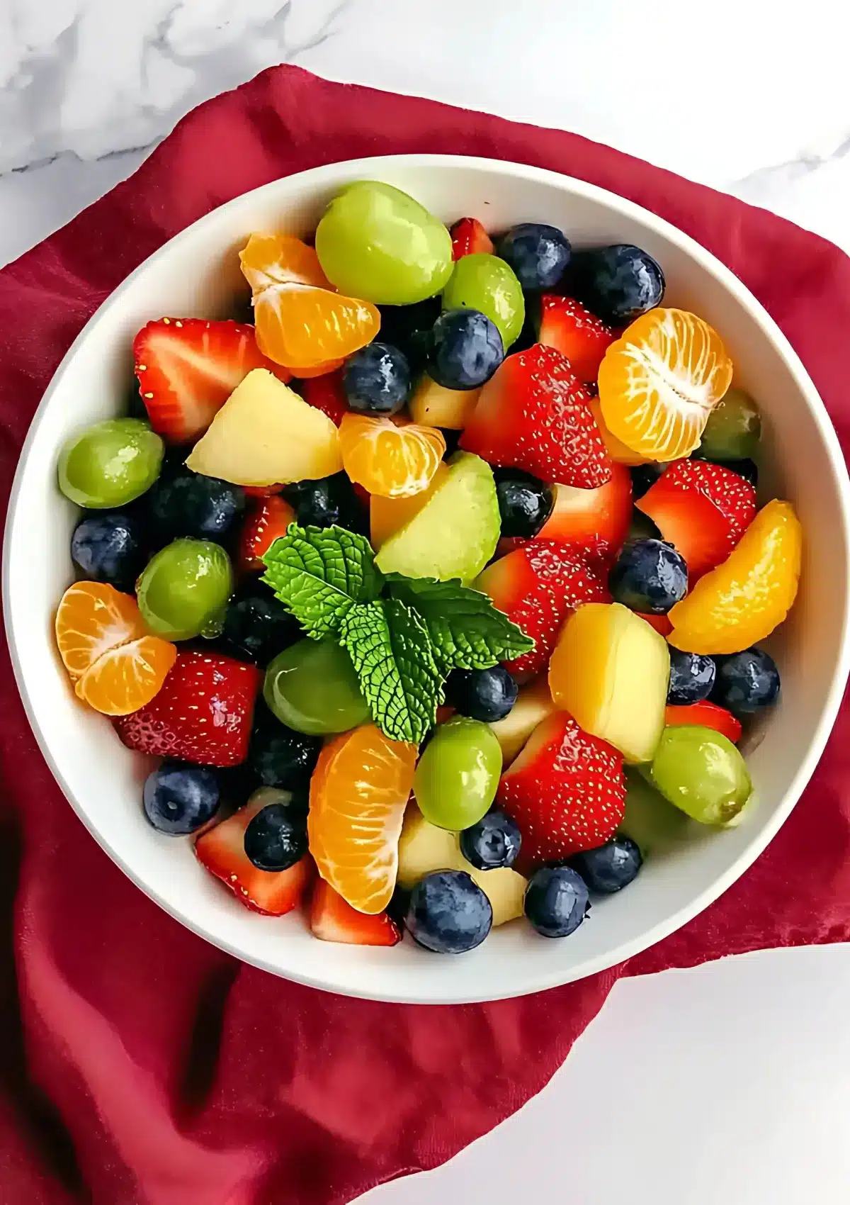 Easy Dairy Free Fruit Salad with Citrus Honey Dressing