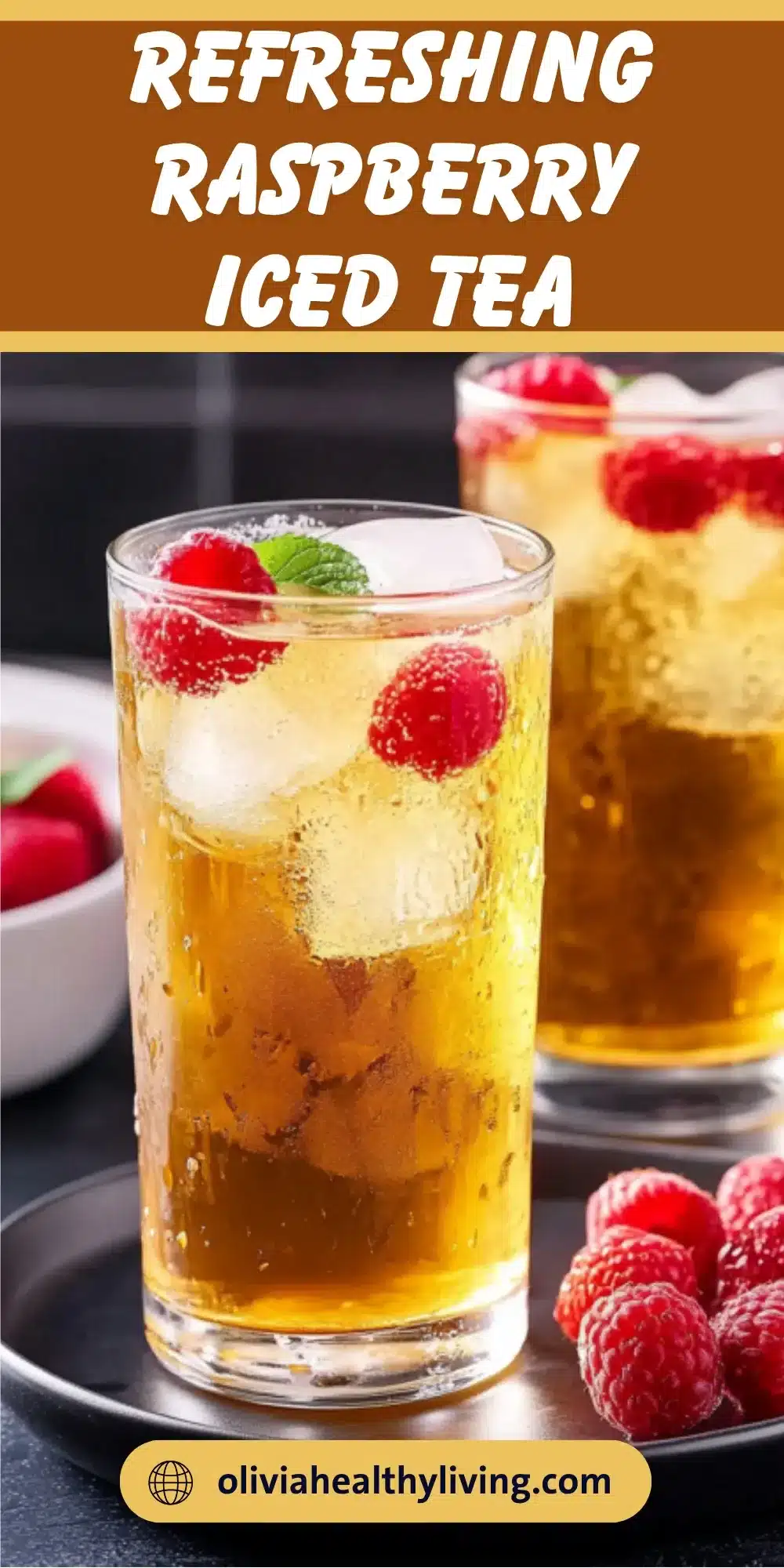 Easy Refreshing Raspberry Iced Tea Recipe | Perfect Drink