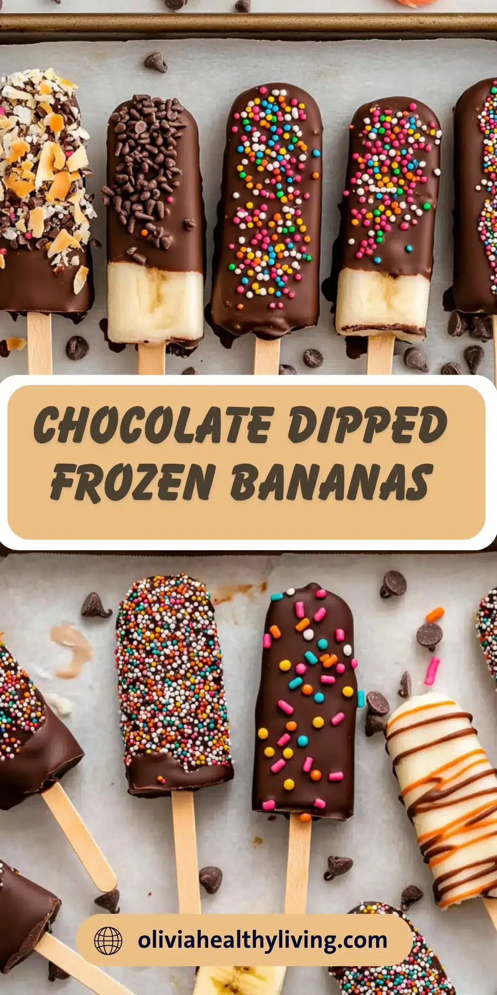 Easy Chocolate Covered Bananas Recipe (Frozen Treat)