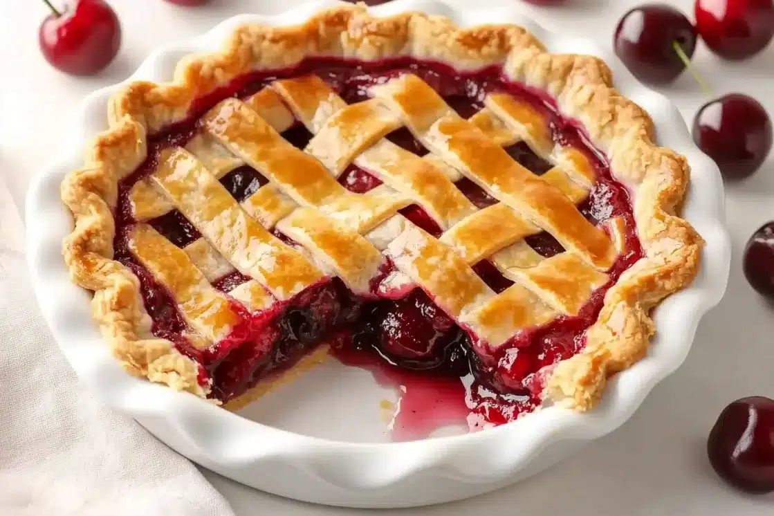 Cherry Pie with Fresh Cherries Recipe