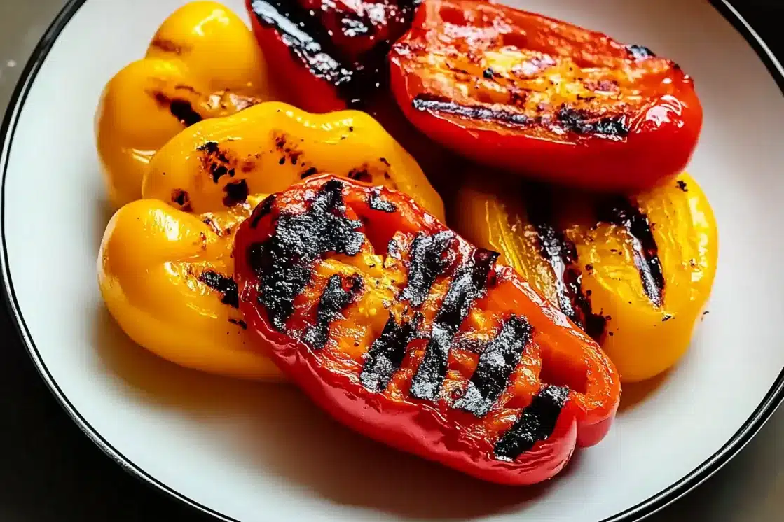 Easy Grilled Bell Peppers Recipe (Perfect in 17 Minutes!)