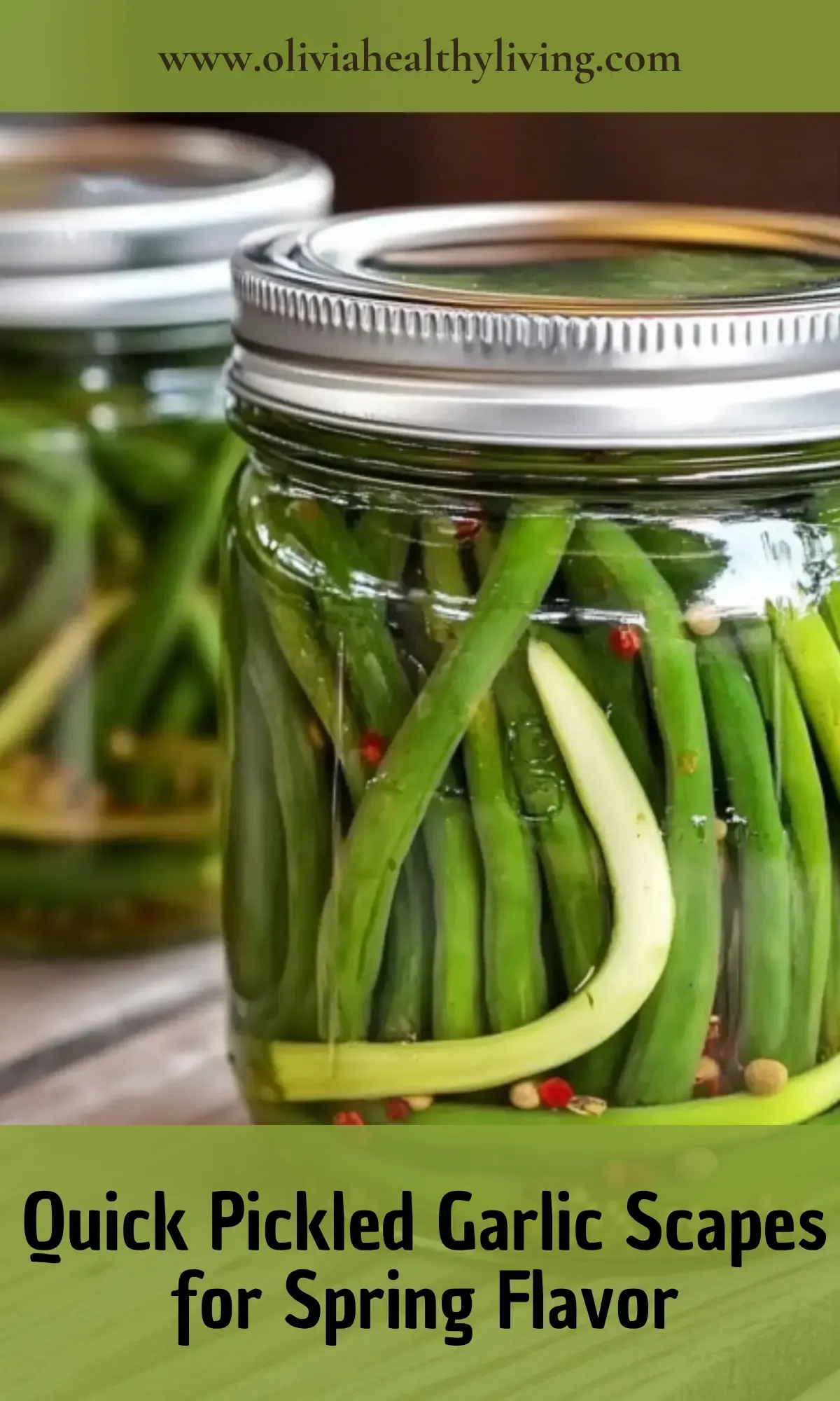 Easy Pickled Garlic Scapes Recipe