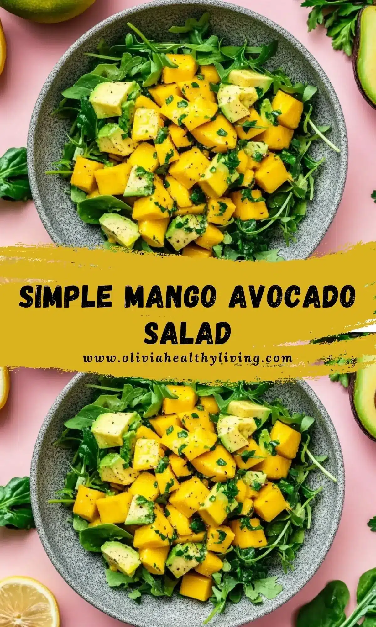 Fresh Mango Avocado Salad Recipe | 10-Minute Healthy Side Dish