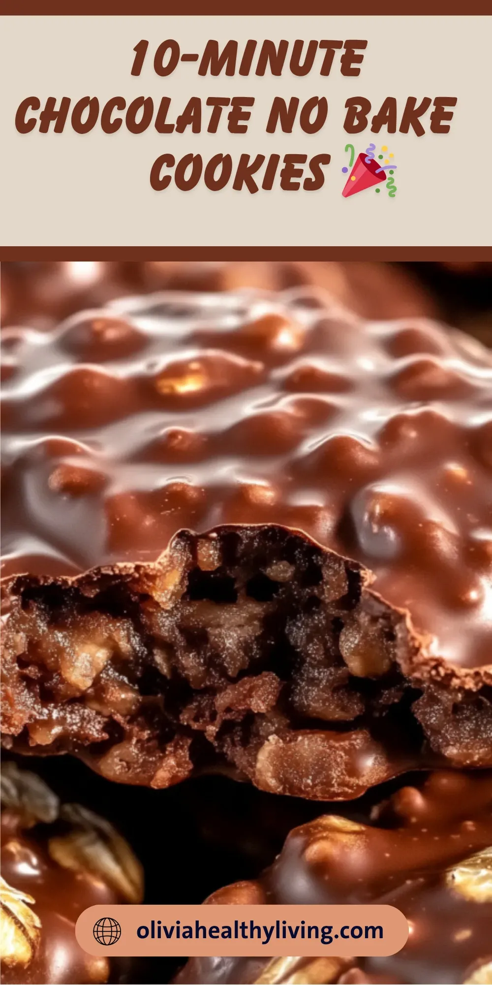 Easy Chocolate No Bake Cookies Recipe - Ready in 10 Minutes