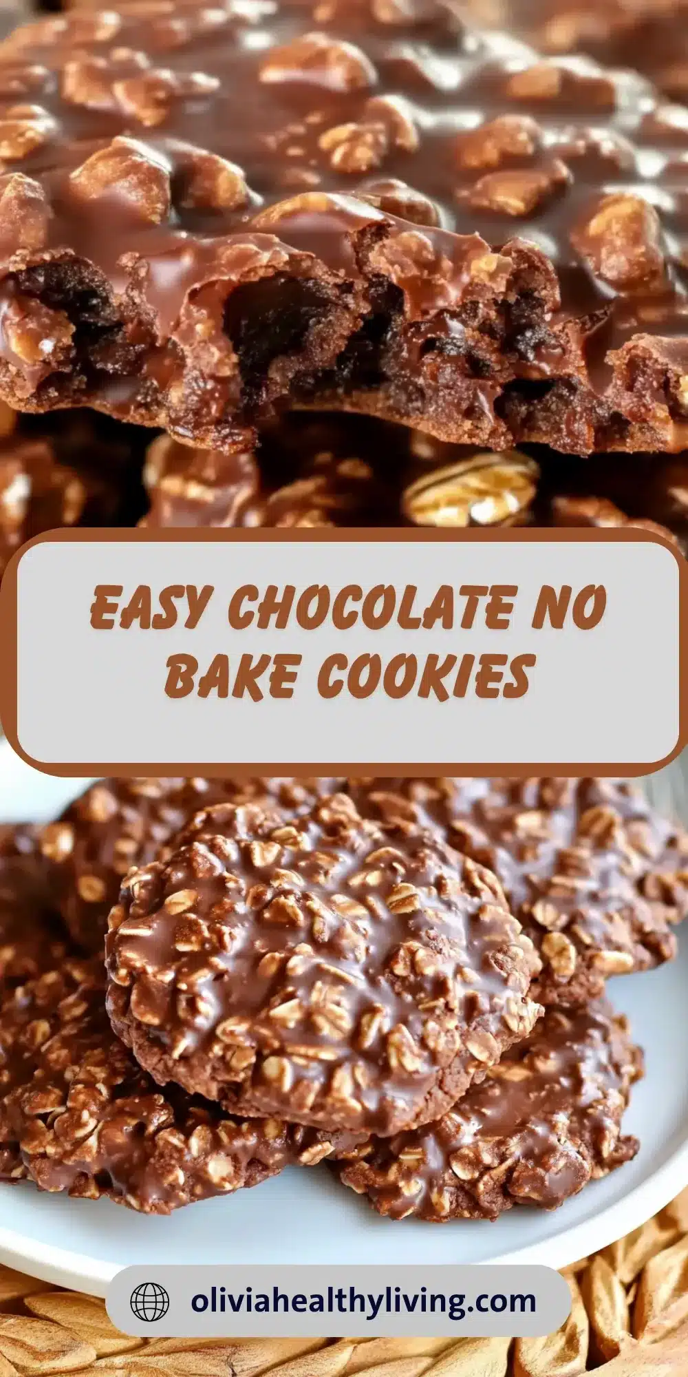 Easy Chocolate No Bake Cookies Recipe - Ready in 10 Minutes