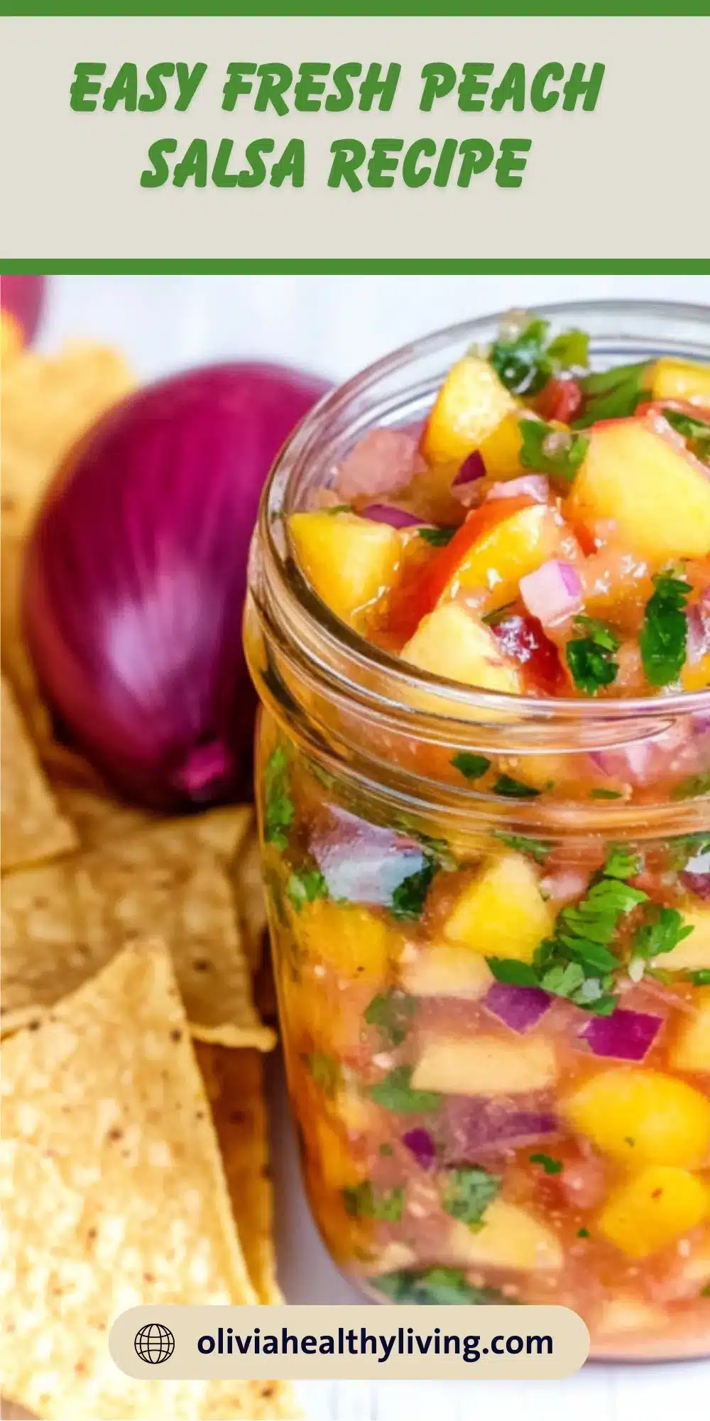 Fresh Peach Salsa Recipe - Easy Summer Appetizer
