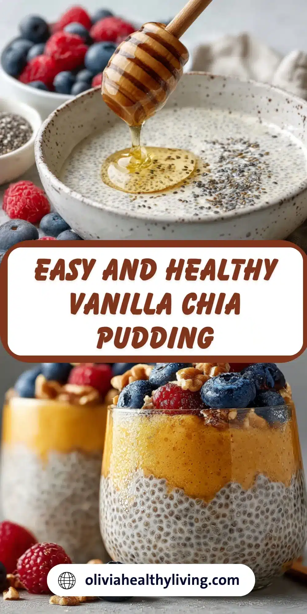 Easy Vanilla Chia Pudding Recipe - Healthy Overnight Breakfast