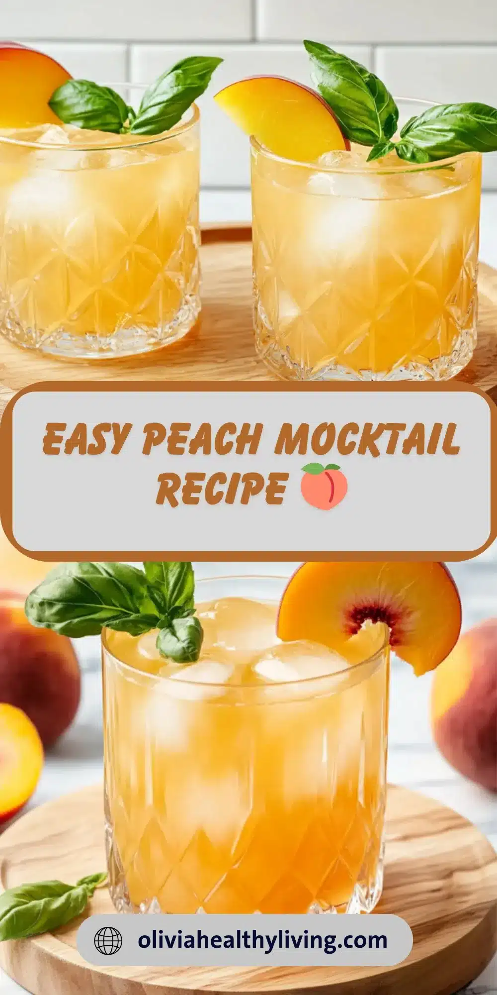 Easy Peach Mocktail Recipe - 5 Minutes to Refreshing Bliss