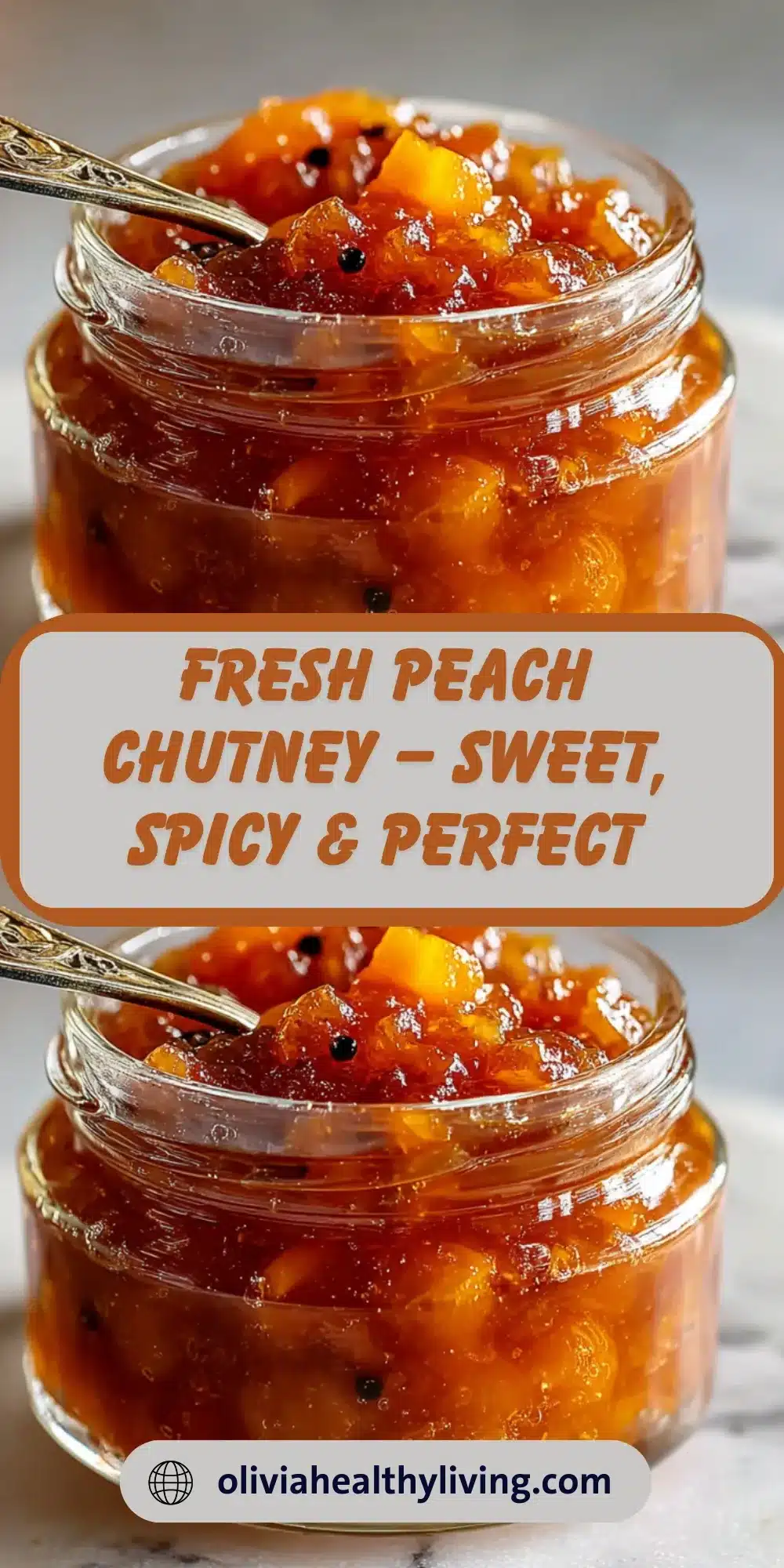 Fresh Peach Chutney Recipe - Easy Spiced Indian Style