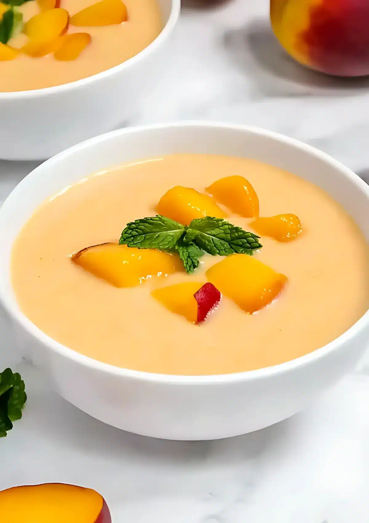 Easy Chilled Peach Soup Recipe - Refreshing Summer Appetizer
