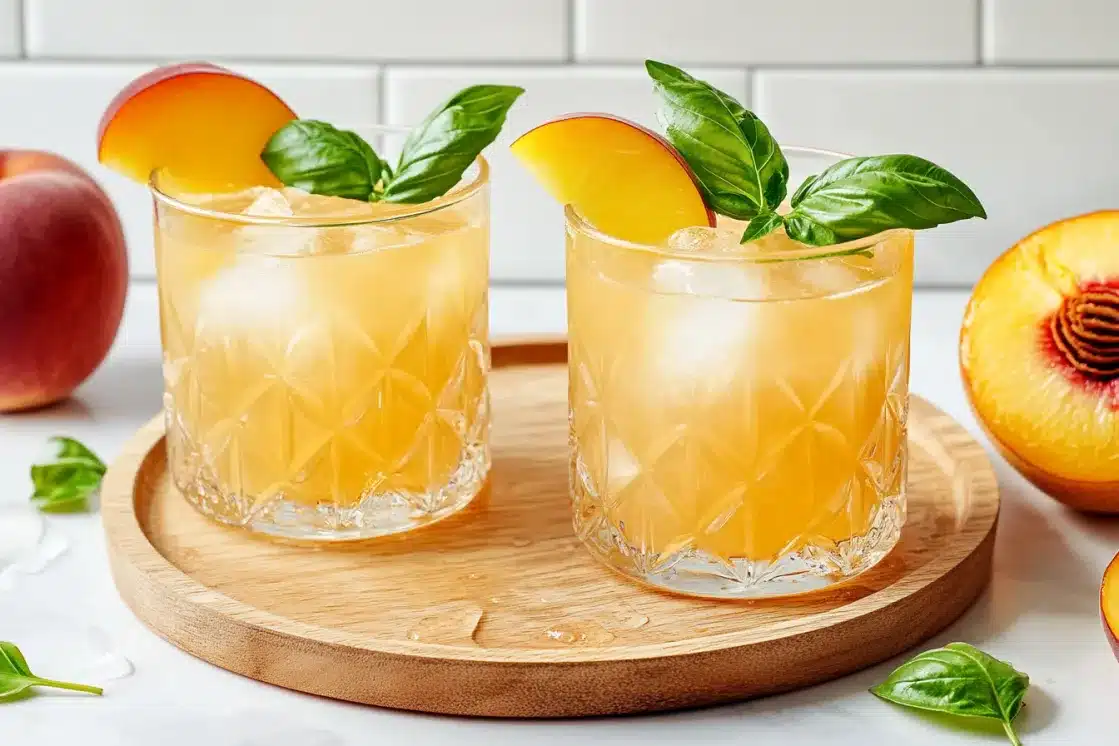 Easy Peach Mocktail Recipe - 5 Minutes to Refreshing Bliss