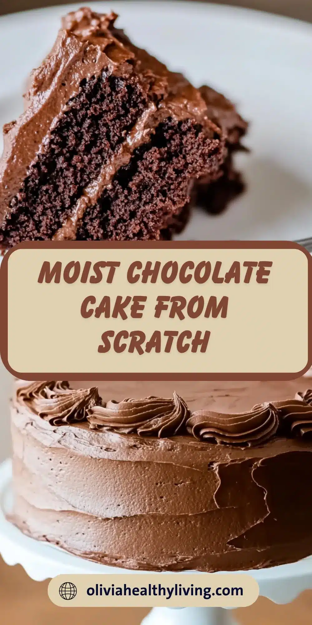 Moist Chocolate Cake from Scratch - Easy Homemade Recipe