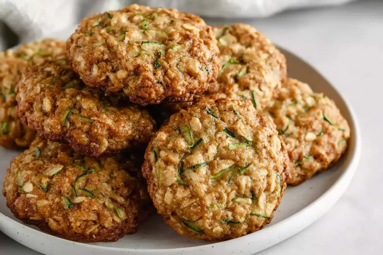 Healthy Zucchini Oatmeal Cookies Recipe