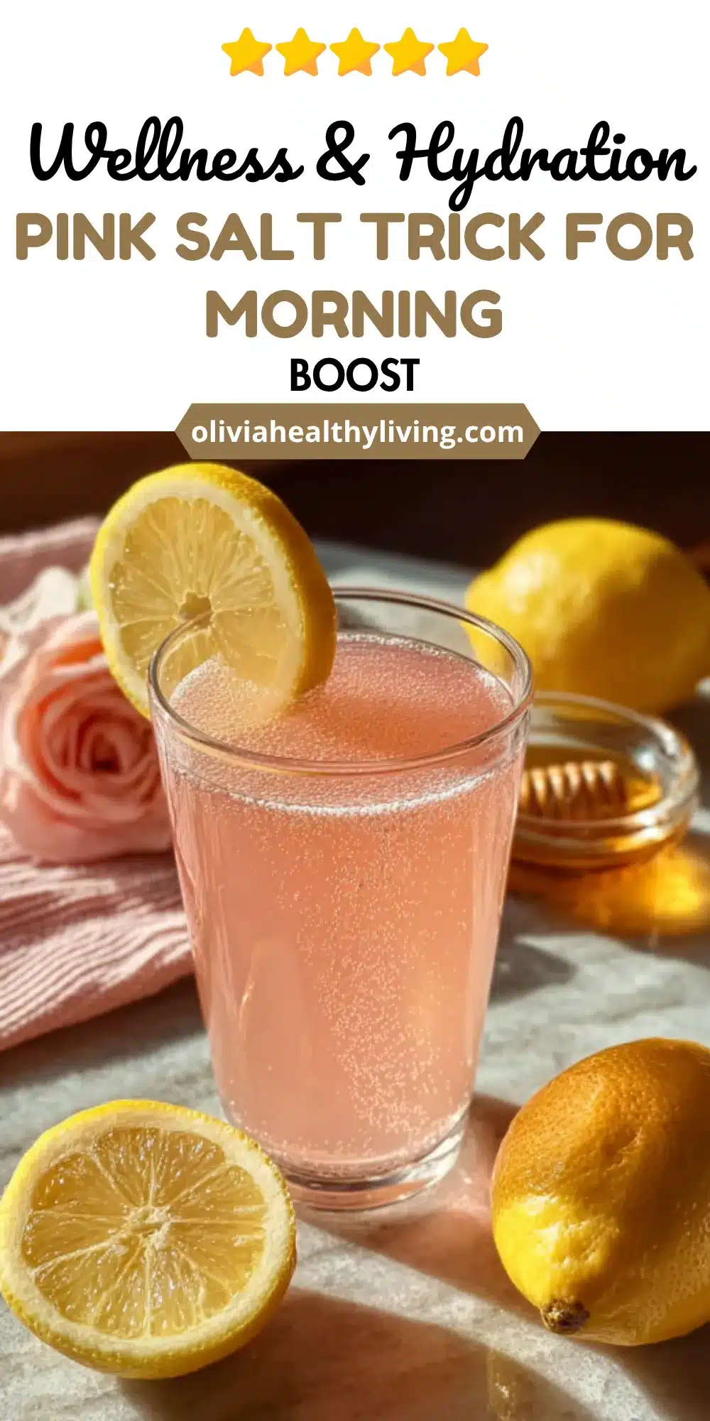 Pink Salt Trick Recipe for Morning Wellness