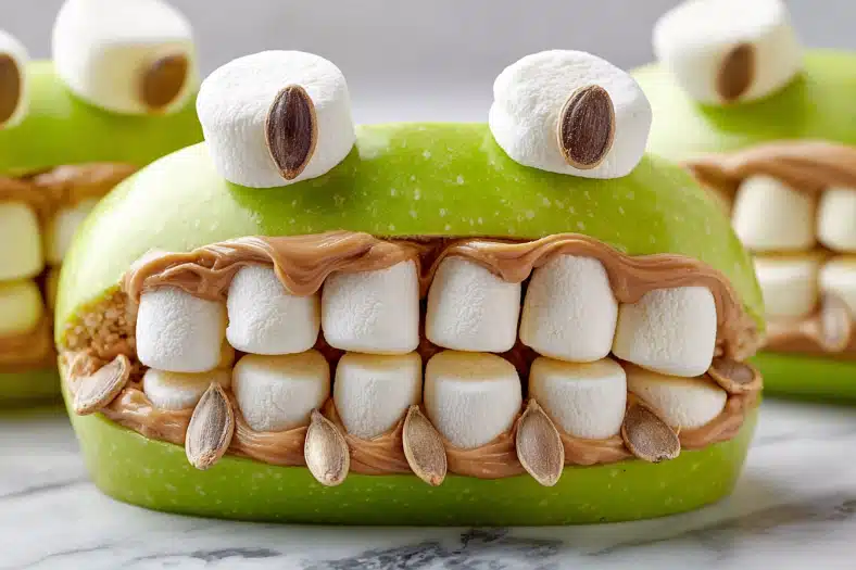 Apple Monster Mouths That'll Make Kids Smile