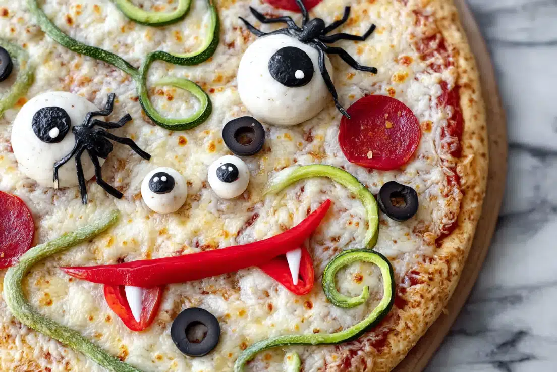 Halloween Graveyard Pizza That'll Spook Everyone