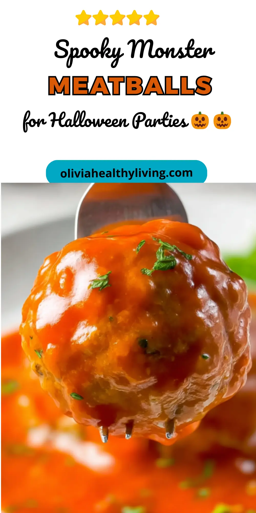 Spooky Monster Meatballs for Halloween Fun