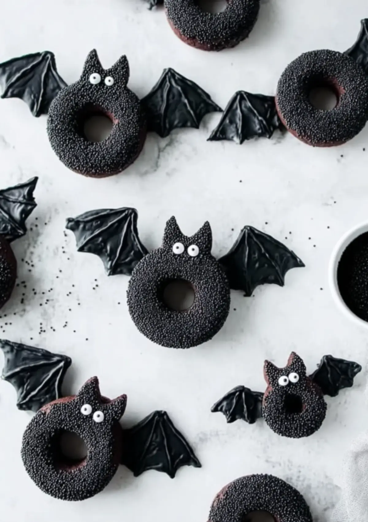 Halloween Bat Doughnuts That'll Fly Off Your Plate