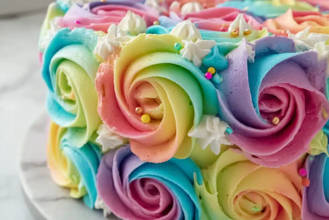 Rainbow Buttercream That Makes Every Cake Magical