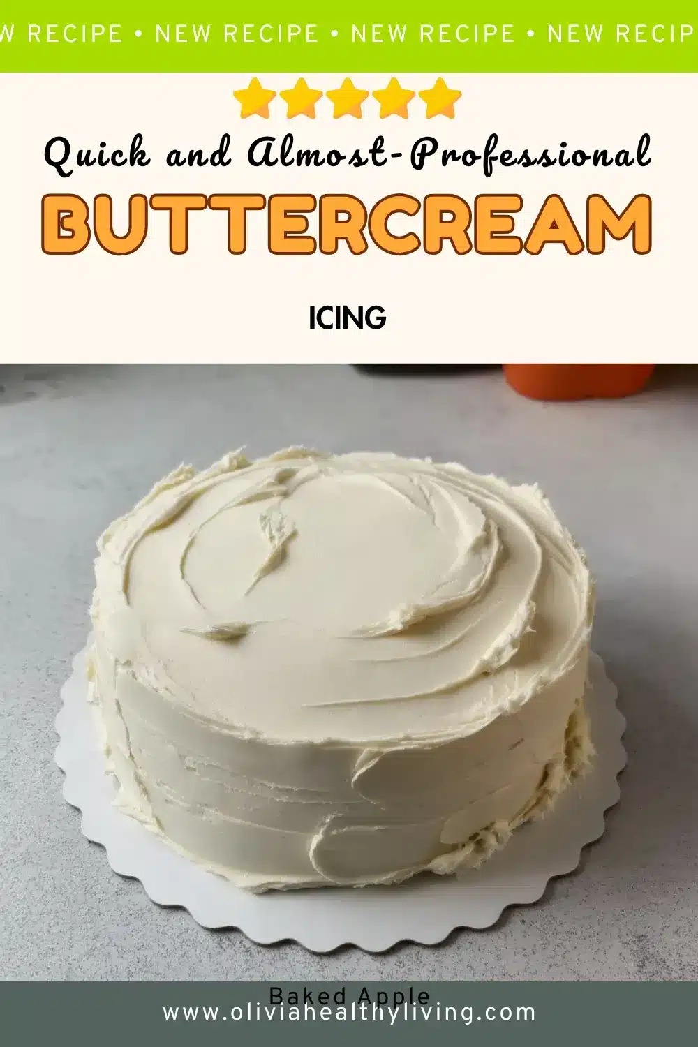 Quick and Almost-Professional Buttercream Icing