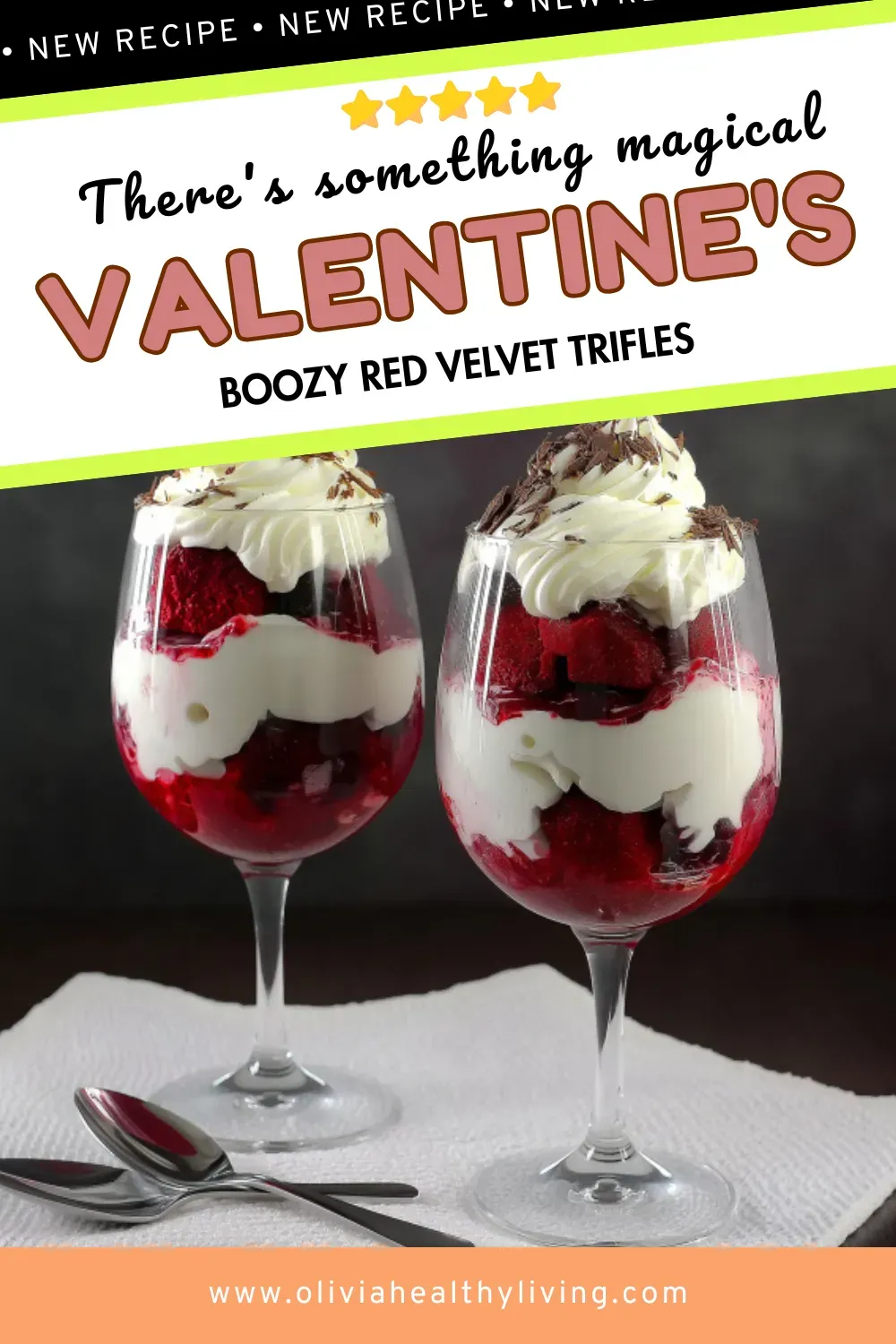 Boozy Red Velvet Trifles Recipe