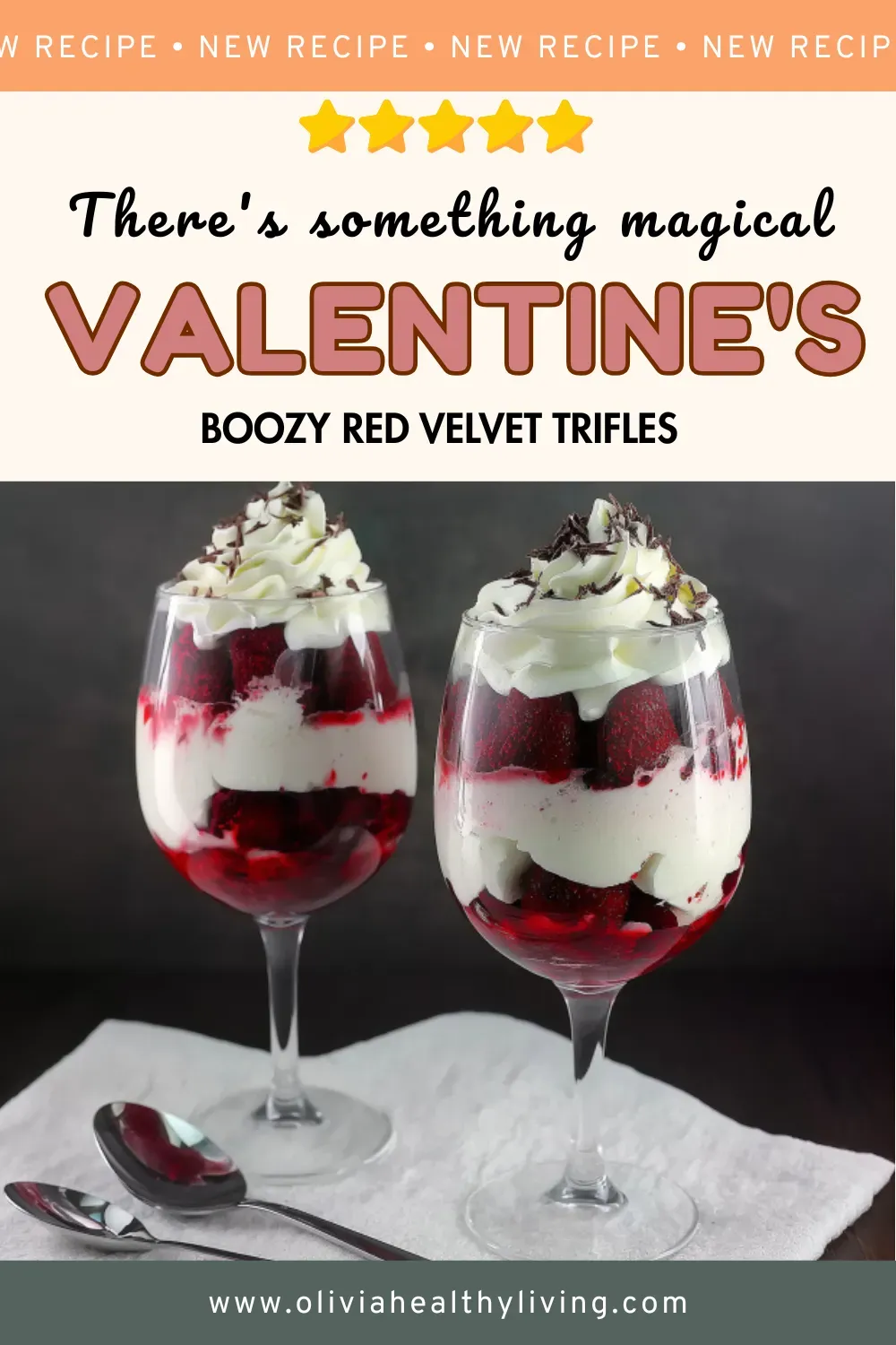 Boozy Red Velvet Trifles Recipe