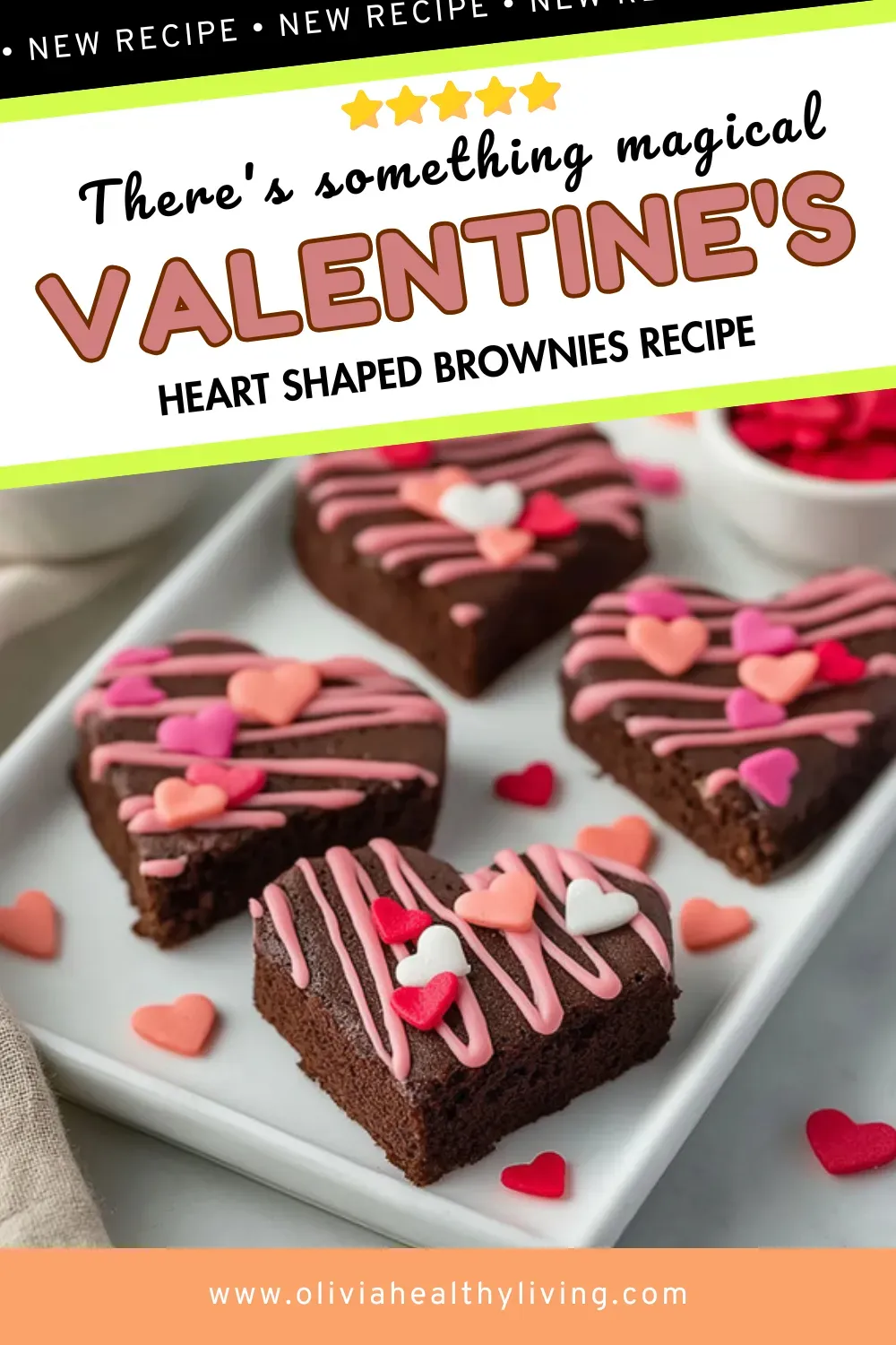 Heart Shaped Brownies Recipe